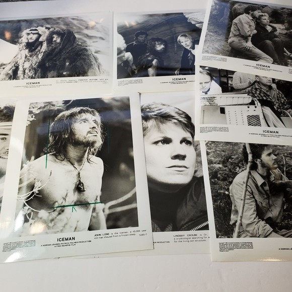 Art | Iceman Pressphotos 1984 Lot Of 8 8x1 Bw Timothy Hutton John Lone ...